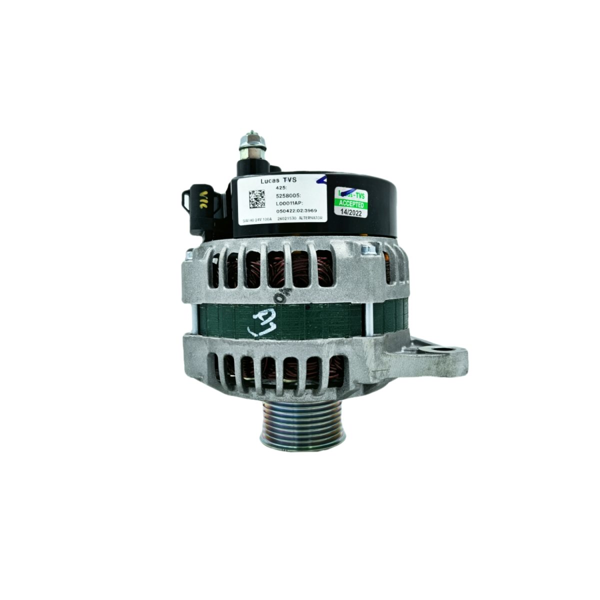 Lucas-TVS 26021530 Alternator Dynamo 24v Tata 2518 3118 Hyva Signa Bs4 ...